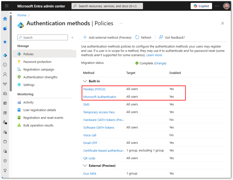 Migrate Legacy Entra Authentication Methods - TechDocWeb.com