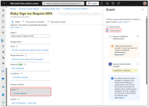 Risky Sign-Ins vs Risky Users Conditional Access Policies - TechDocWeb.com