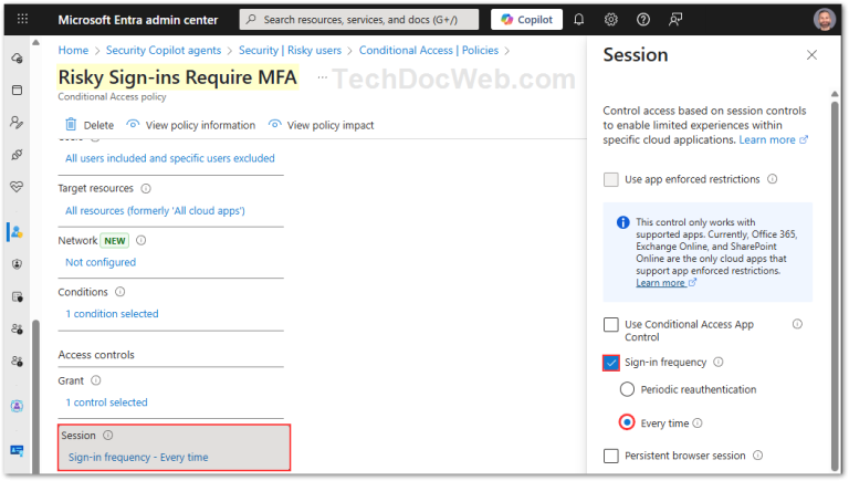 Risky Sign-Ins vs Risky Users Conditional Access Policies - TechDocWeb.com